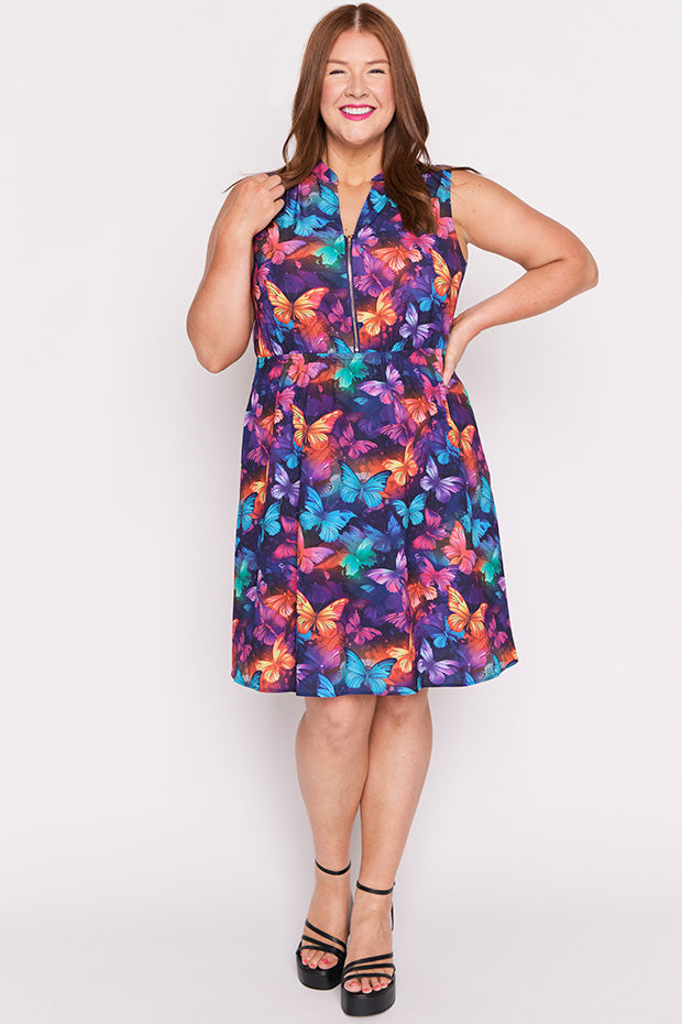 Oscar Butterfly Rainbow Dress – Little Party Dress