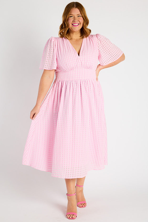 Mable Pink Dress | Little Party Dress