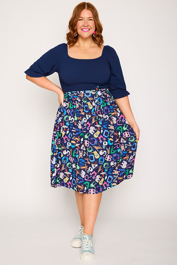 Ada Alpha Animals Skirt – Little Party Dress