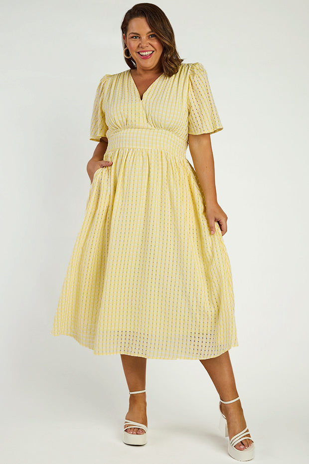 Mable Yellow Dress | Little Party Dress