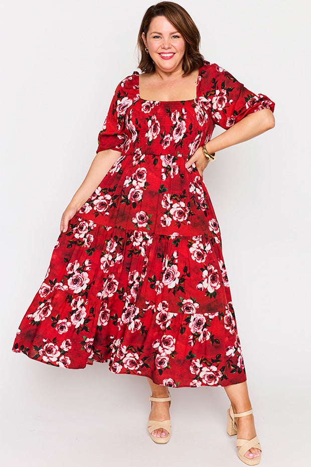 Colette Cherry Rose Dress | Little Party Dress