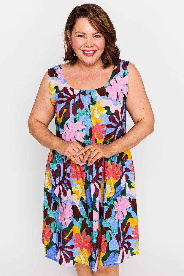 Clarissa Lilac Sky Dress | Little Party Dress