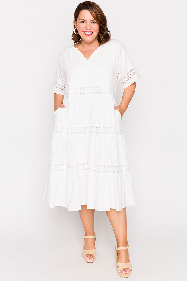 Sara White Dress | Little Party Dress